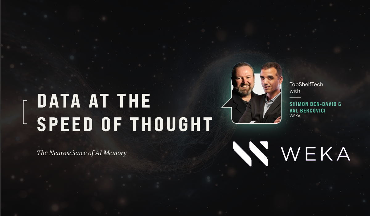 Data at the Speed of Thought - TopShelfTech with WEKA